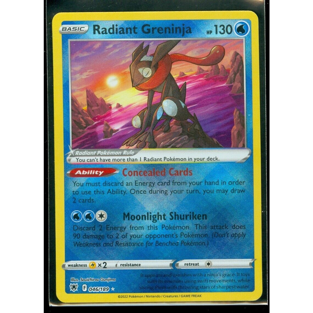 POKEMON RADIANT GRENINJA 046/189 - ASTRAL RADIANCE | Shopee Malaysia