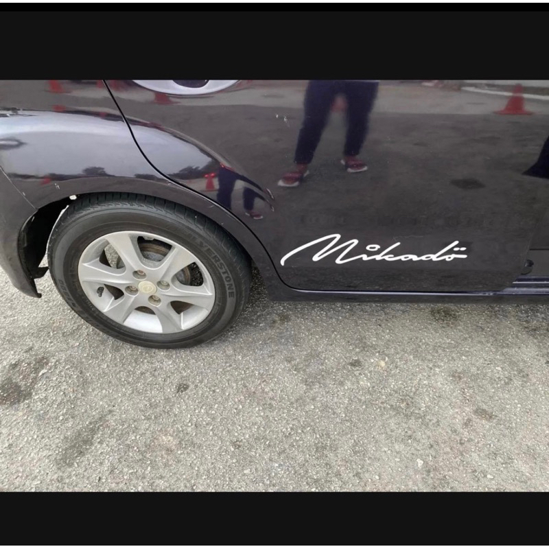 car sticker Mikado Signature Door Side Vinyl Sticker x 2pcs stiker ...