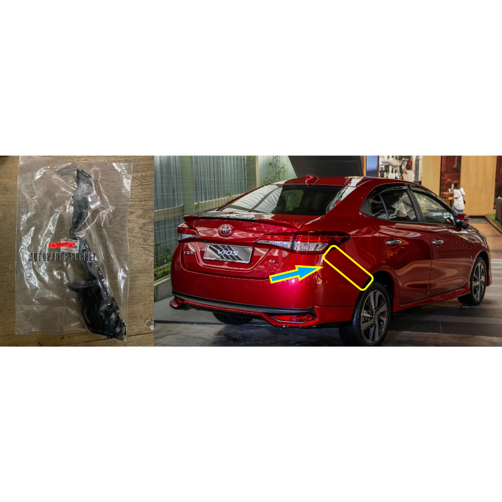 ORIGINAL TOYOTA VIOS 2019 - 2022 NSP151 REAR BUMPER BRACKET RH LH ...