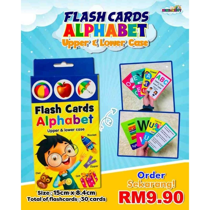 Flashcard alphabet upper and lower case | Shopee Malaysia