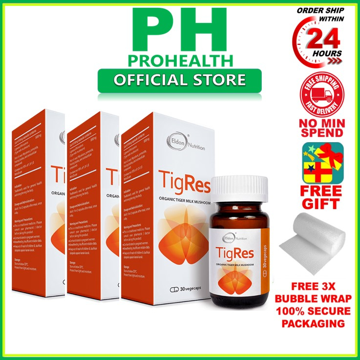 [EXP:01/2025] Eldon Nutrition Tigres Capsule (30's / 3x30's) | Shopee ...