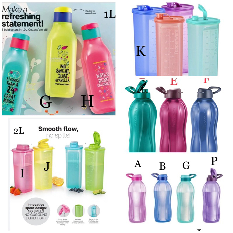 Tupperware 2L /1L Eco bottle | Shopee Malaysia