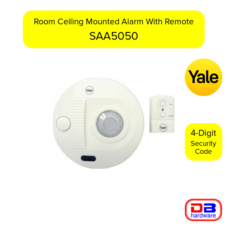 Yale Room Ceiling Mounted Alarm With Remote SAA5050 | Shopee Malaysia