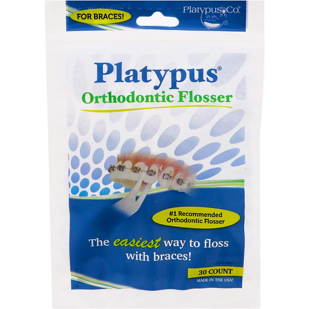 Platypus Orthodontic Flossers for Braces Unique Structure Fits Under ...