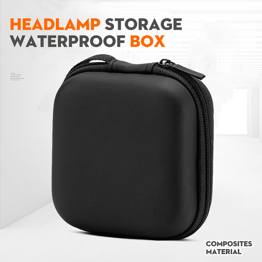 Headlamp Protector Waterproof Storage Box Multipurpose Square EVA Case ...