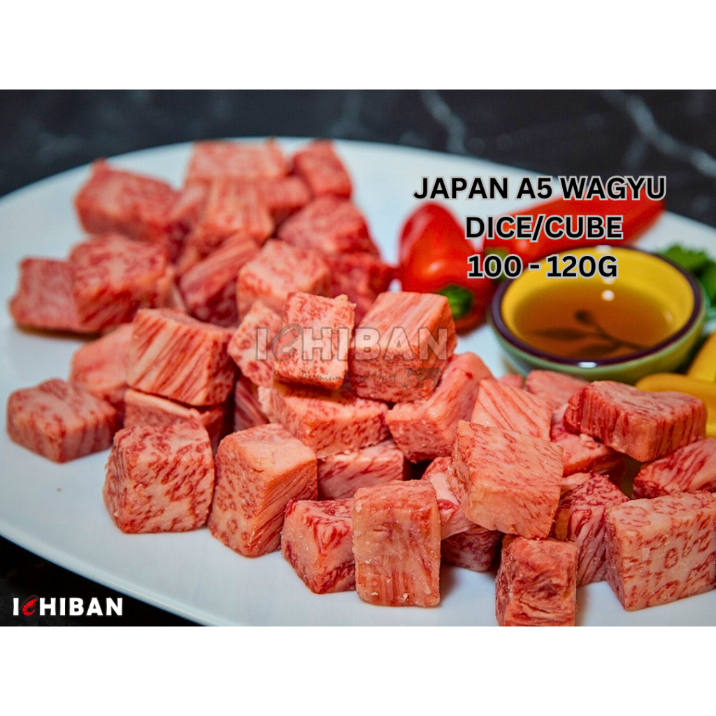 A5 WAGYU DICE CUBE SAIKORO 100-120G HALAL | Shopee Malaysia