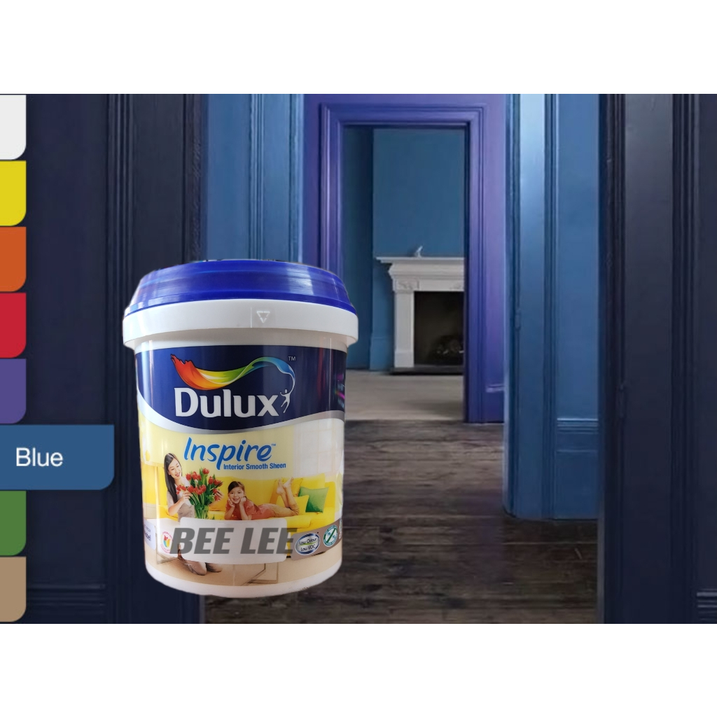 ((100% ORIGINAL))《DULUX Inspire Interior Smooth Sheen》 Paint Blue ...