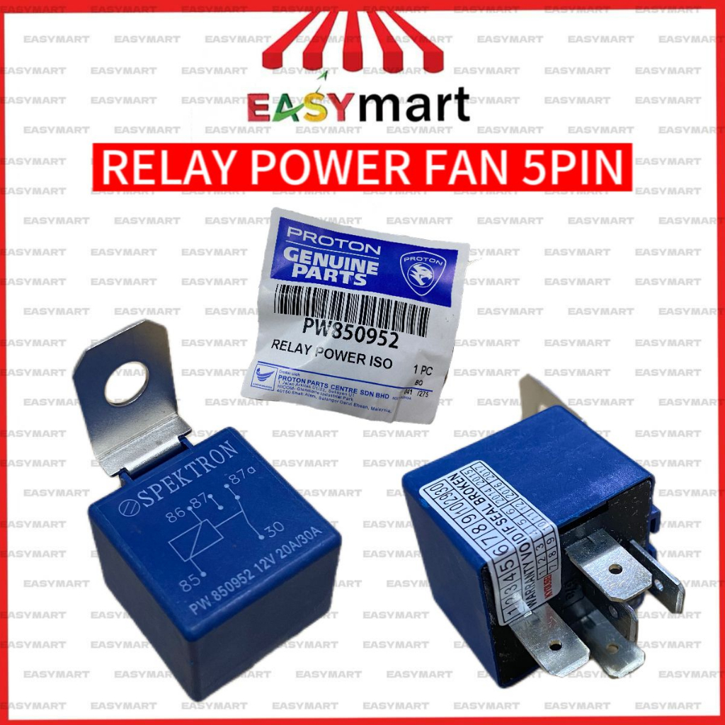 Relay Power Fan Relay 5 PIN For PROTON PREVE PROTON SUPRIMA USE ...