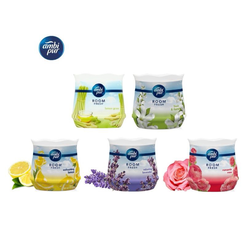 Ambi Pur Room Fresh Gel Fresh Air Refreshing Gel Twin Pack - 5 Variants ...