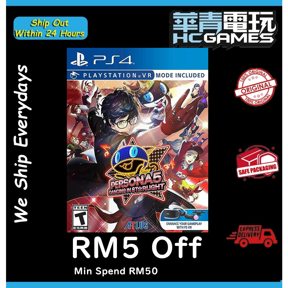 PS4 VR Persona 5 Dancing In Starlight (Chinese-Disc-New Seal) Persona 5 ...