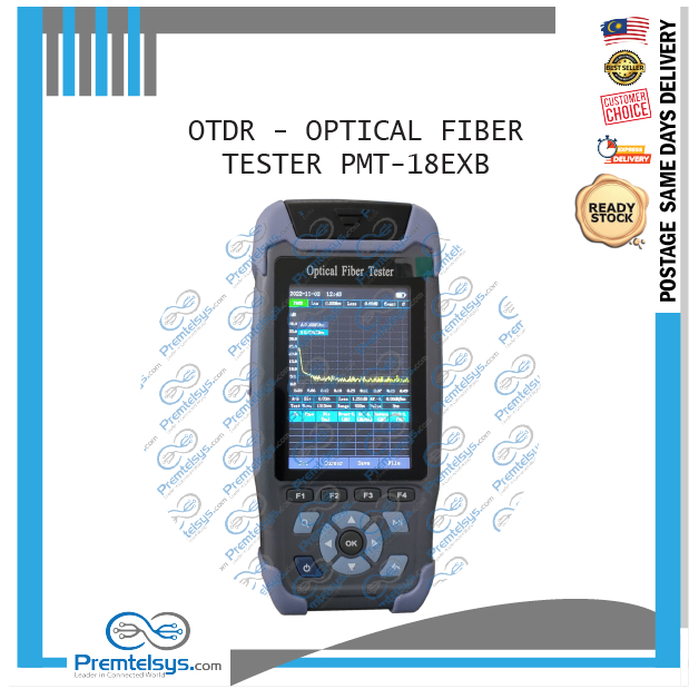 [READY STOCK] OTDR Handheld Optic Fiber Tester PMT-18EXB | Shopee Malaysia
