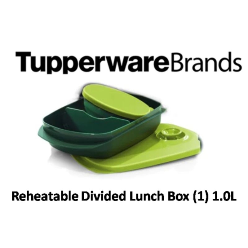 Tupperware Rehetable Divided Lunch box 1.25L | Shopee Malaysia