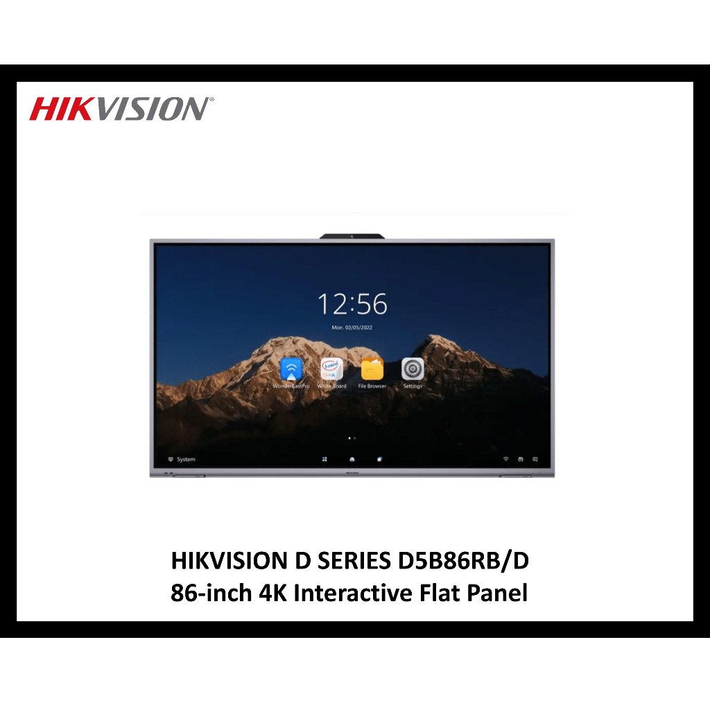 HIKVISION D SERIES D5B86RB/D Panel with 8mp Camera & 6 microphone arrays | Shopee Malaysia