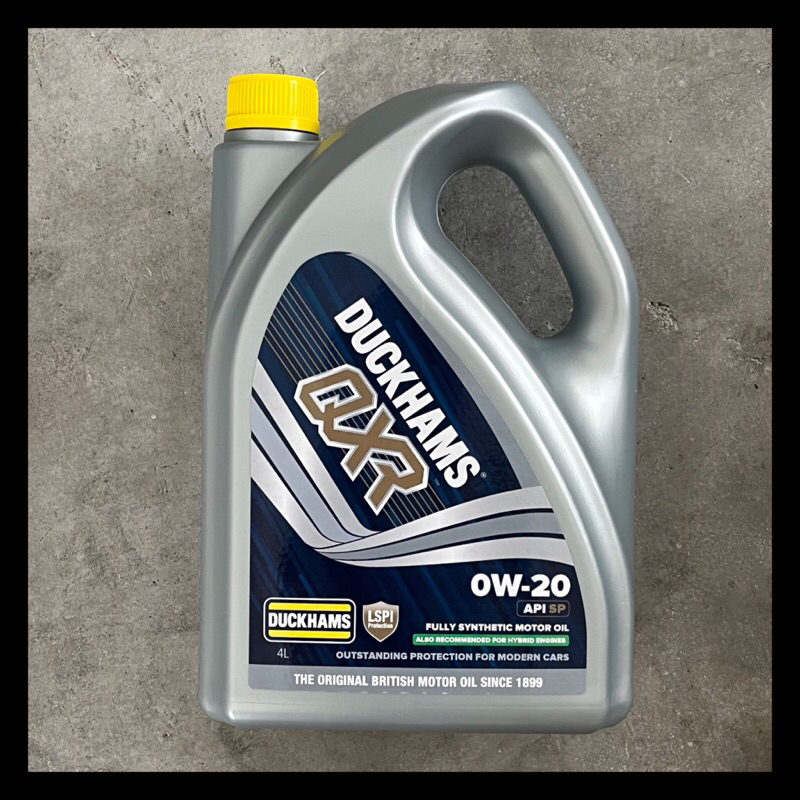 DUCKHAMS QXR 0W20 4L ENGINE OIL 0W 20 4 LITER FULLY SYNTHETIC | Shopee ...