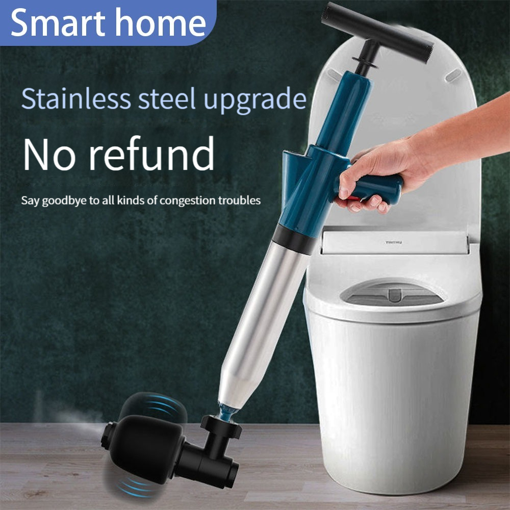 Toilet Plunger High Pressure Air Drain Blaster Pipe Pump ...
