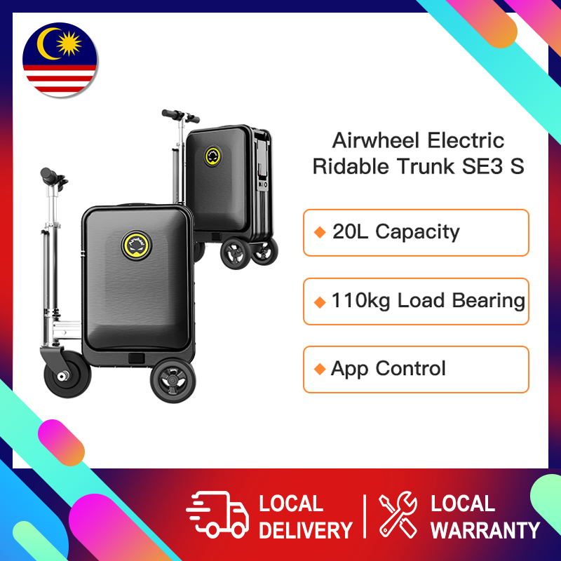 Airwheel SE3S Ride Boarding Luggage 26L Electric Smart Luggage Scooter ...
