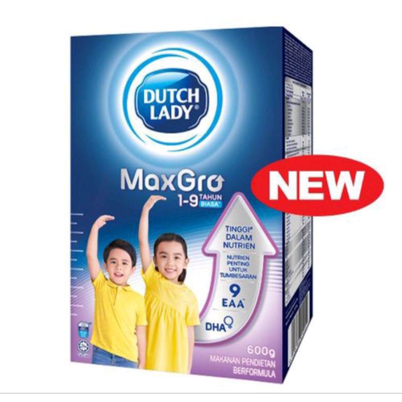 DUTCH LADY MAXGROW 1-9 TAHUN - 600G | Shopee Malaysia