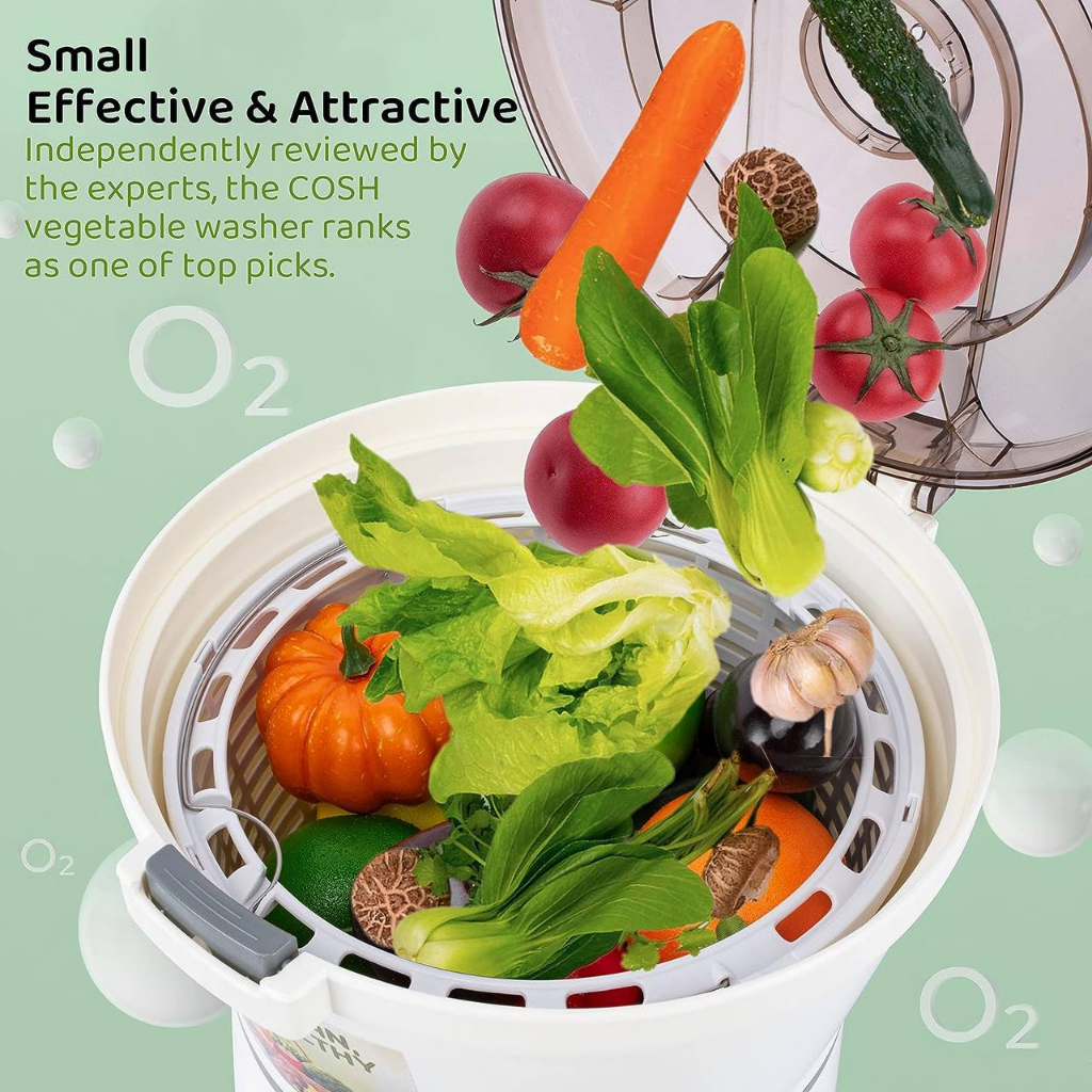Electric Ultrasonic Food Purifier Fruits Vegetable Washing Machine ...