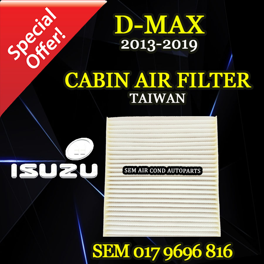 ISUZU D-MAX 2013-2019 YEAR OEM FIBRE CABIN AIR FILTER (CAR AIRCOND ...