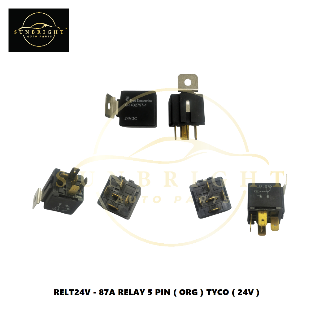 87A RELAY 5 PIN ( ORG ) TYCO ( 24V ) | Shopee Malaysia