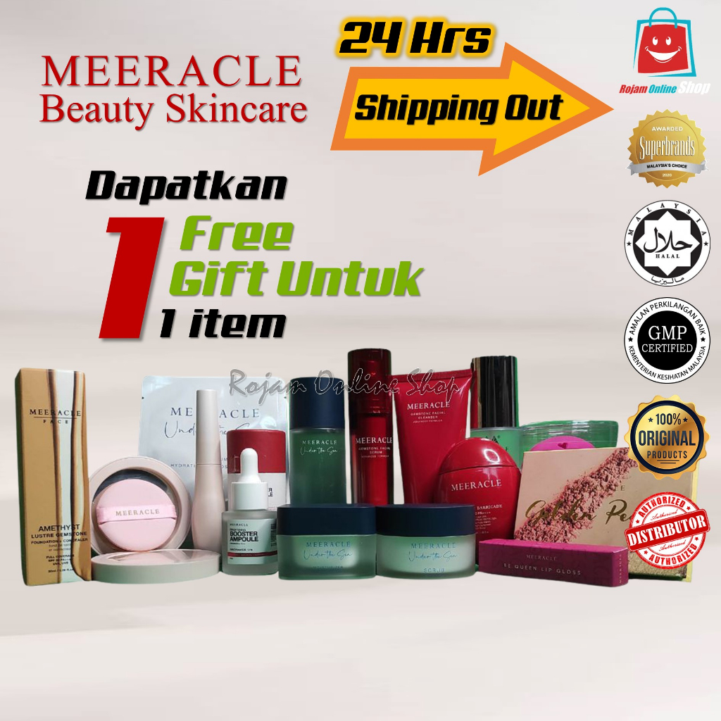 💯 ORIGINAL MEERACLE Skincare Advanced Formula Facial Serum,Cleanser ...