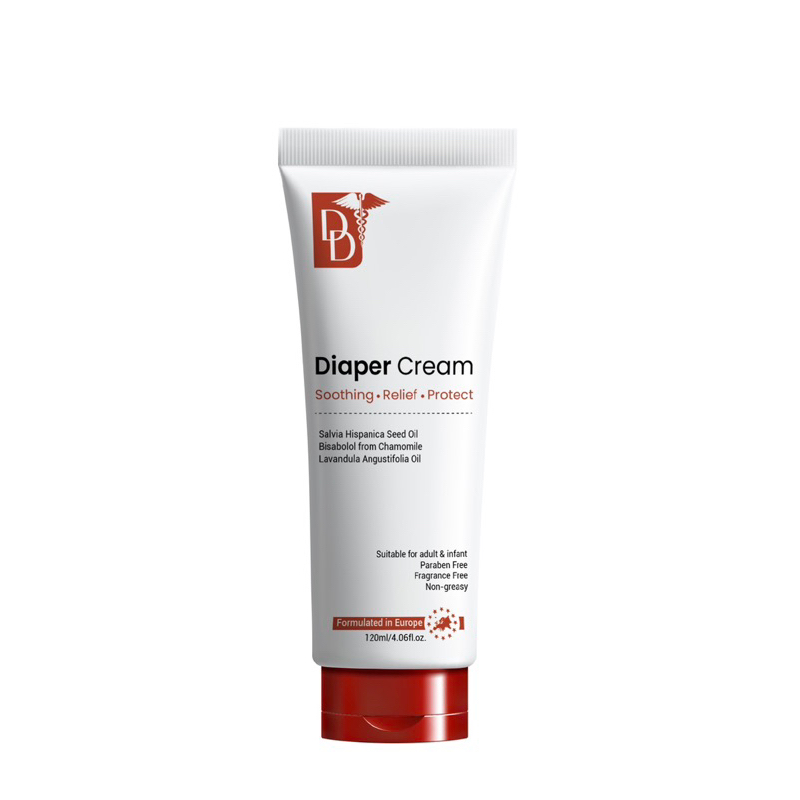 DD Adult Diaper Cream 120ml (Formulated In Europe To Relieve Skin ...