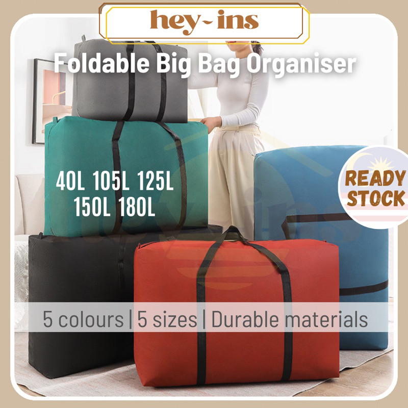 Big Foldable Storage Bag Waterproof Beg Besar Portable Extra Large ...