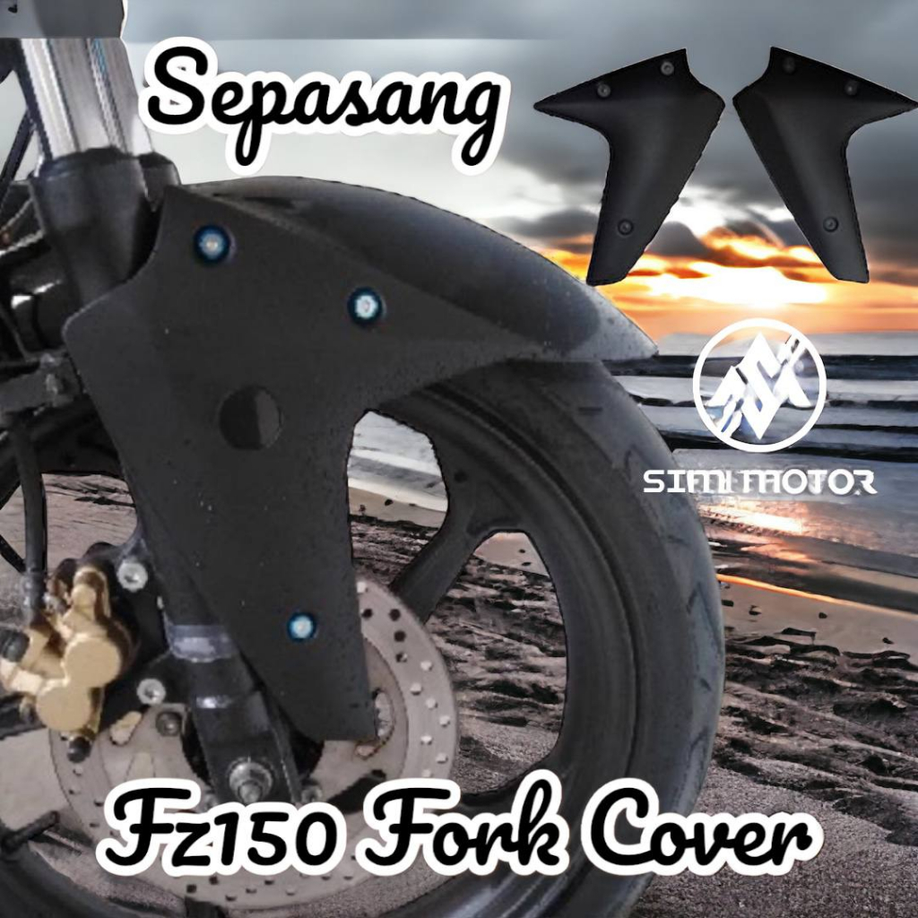 YAMAHA FZ150 V1 V2 LOWER COVER SET / FORK COVER / bajak bawah depan ...