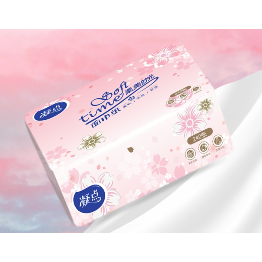 superb Sakura Soft Facial Tissue Paper Bathroom Tissue Travel Tissue ...