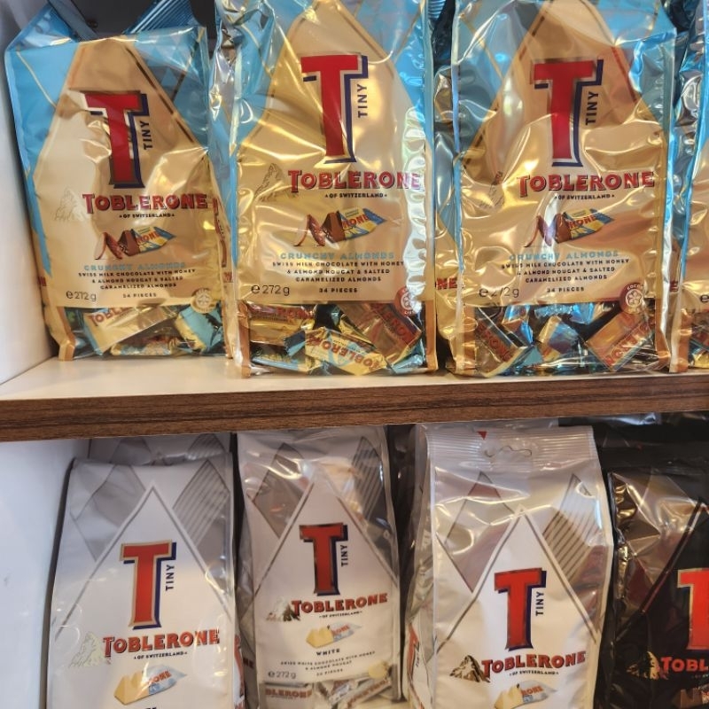 Toblerone Tiny Mix Swiss Chocolate With Honey & Almond Nougat Of ...