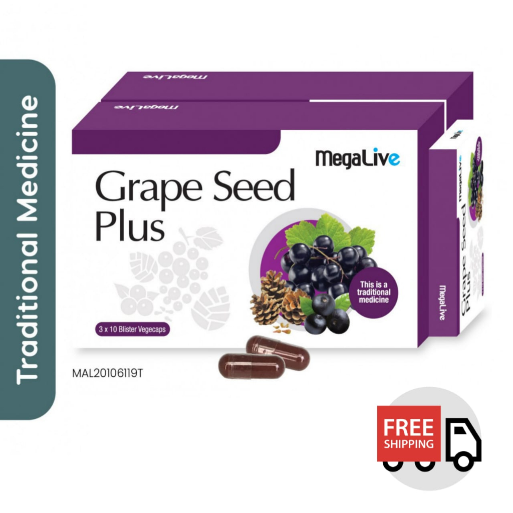 Megalive Grape Seed Plus (2X30'S) | Shopee Malaysia