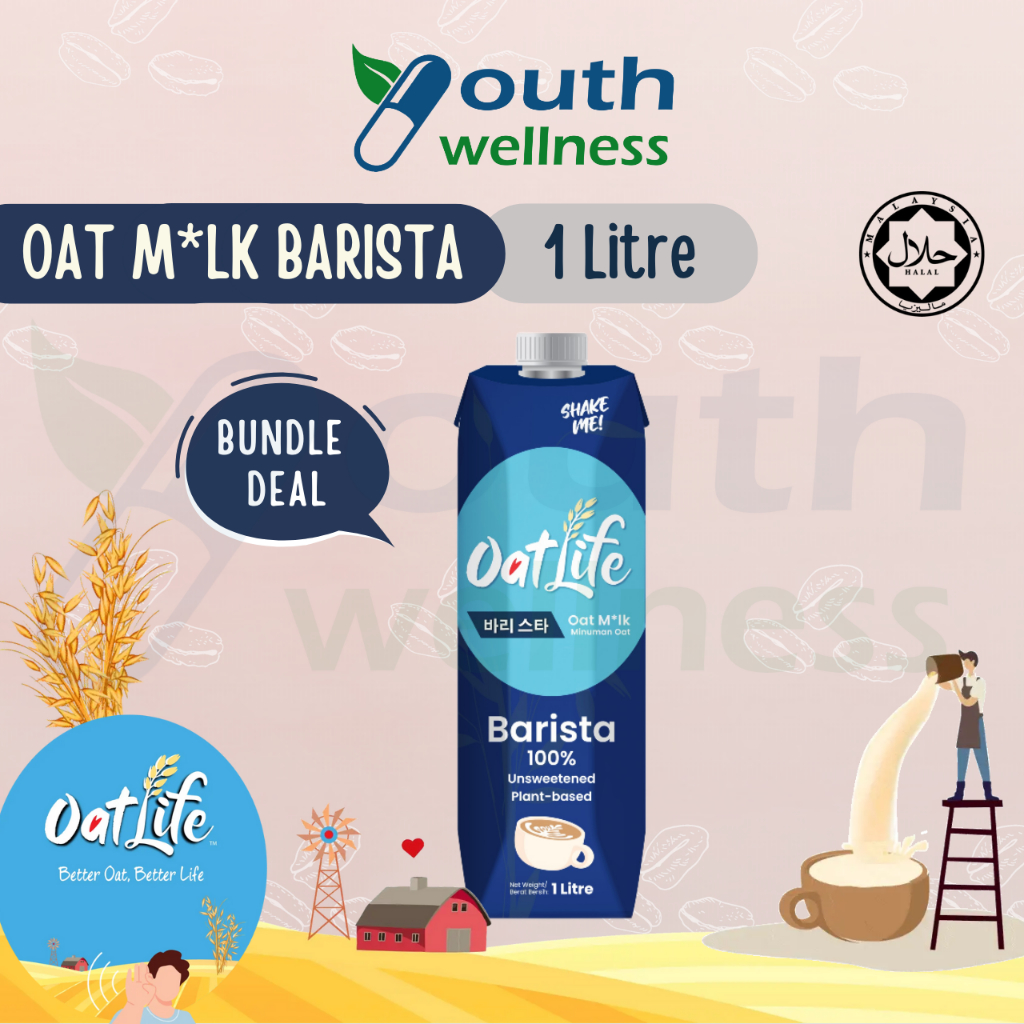 [RTD] OatLife Oat Milk Barista (1 Litre) | Shopee Malaysia
