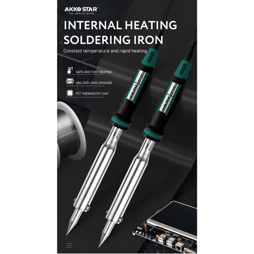 AKKO STAR 100W Soldering Iron Kit Pateri Solder Set Welding Soldering ...
