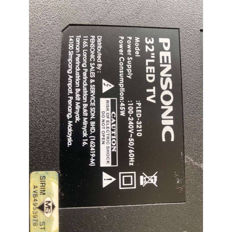 pensonic 32’led tv built in mytv. | Shopee Malaysia
