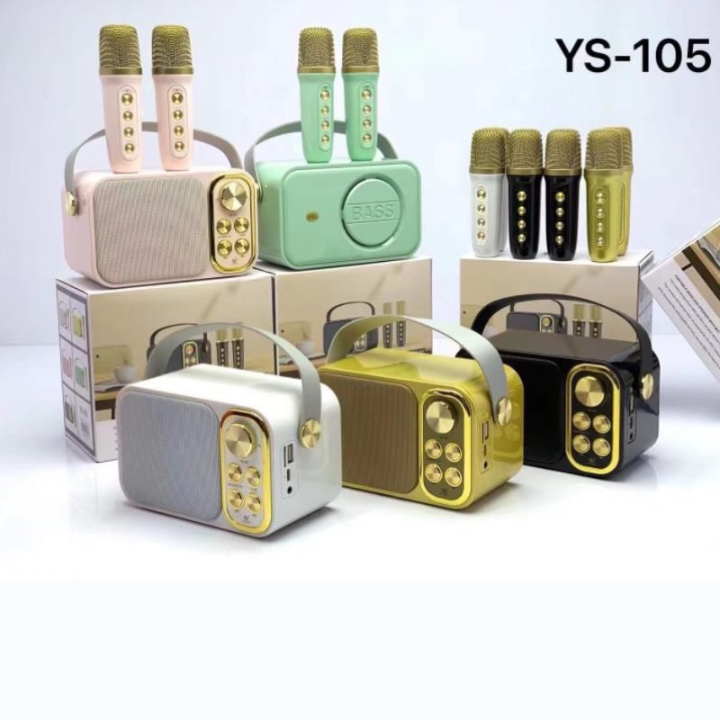 Su-yosd Bluetooth Speaker with Microphone Karaoke Set Wireless one ...