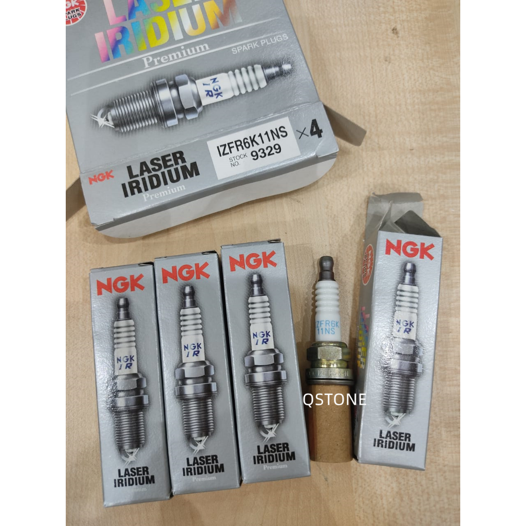 IZFR6K11NS Honda Accord TAO 2.0, Civic FD, Stream, CR-V R18A, R20A NGK #9329 Laser Iridium Spark ...