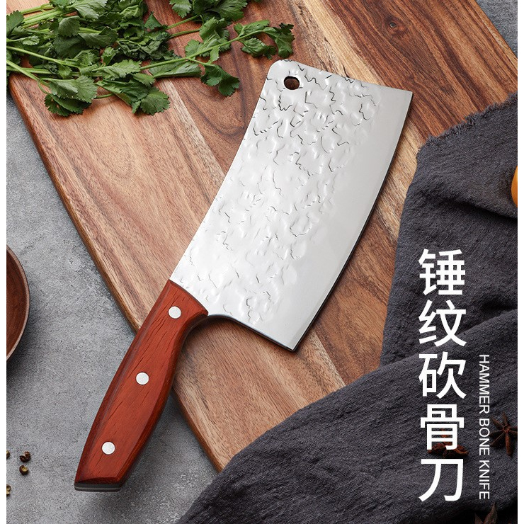 Stainless steel hammer bone chopping knife chef's household meat ...
