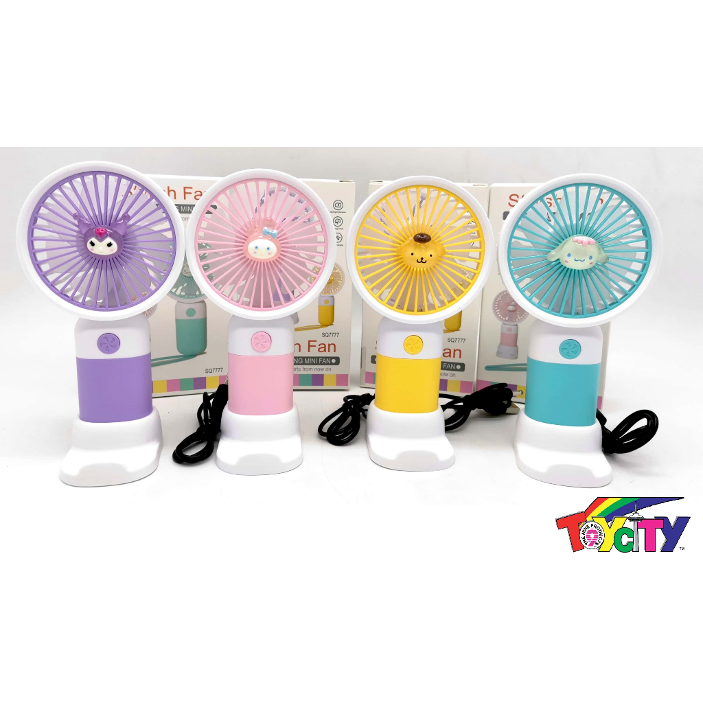PORTABLE FOLDABLE HANDHELD TABLE MINI CLIP FAN USB CHARGER DESK KIPAS ...