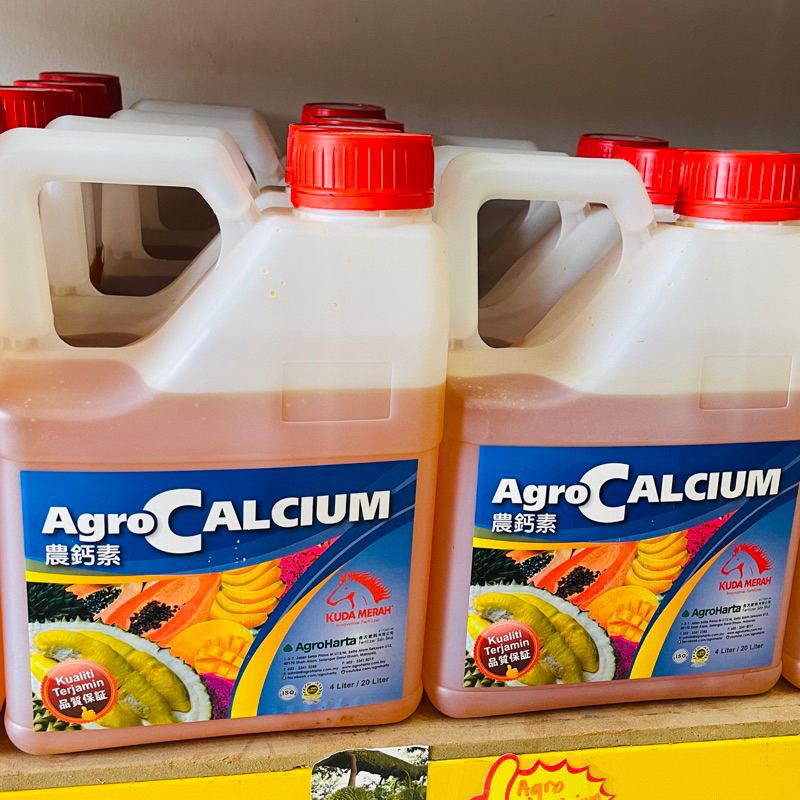 4Liter Argo Calcium - KUDA MERAH 红马 農钙素 | Shopee Malaysia