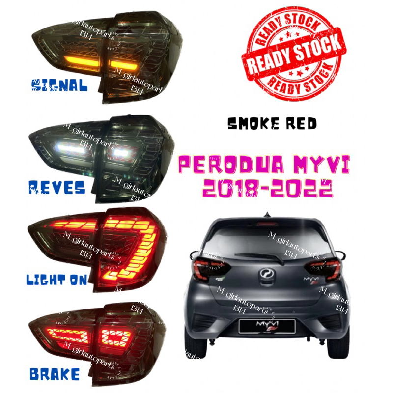 PERODUA MYVI GEN3 2018-2022 LED TAILLAMP TAILLIGHTS TAIL LAMP LIGHTS ...