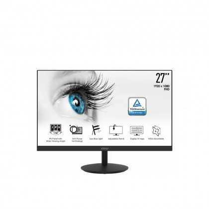 MSI PRO MP271 27" FULL HD (1920 X 1080) IPS 75HZ 5MS EYE CARE ...