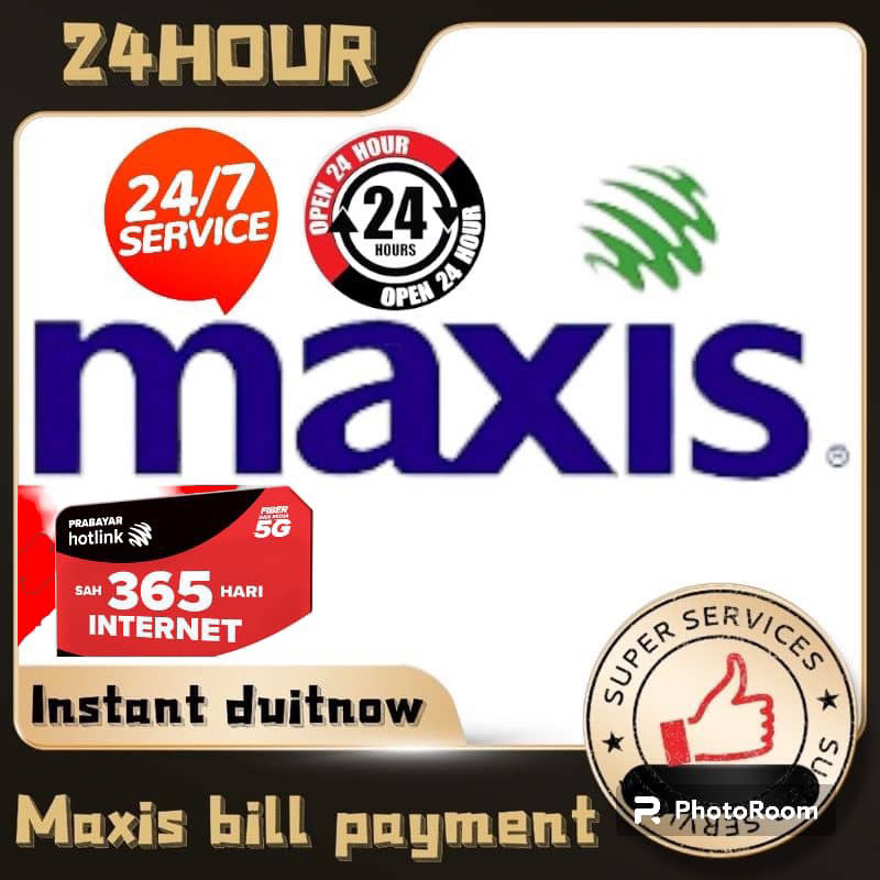 SimCard Maxi hotlink bill payment duitno online instant bill(SIM card ...