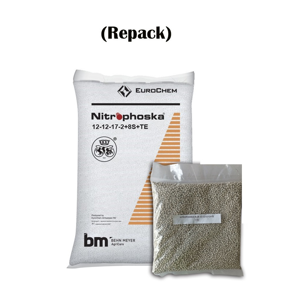 REPACK 1 KG BAJA BUAH/BAJA BIRU NITROPHOSKA BLUE TE 12-12-17-2+8S+Te RM ...