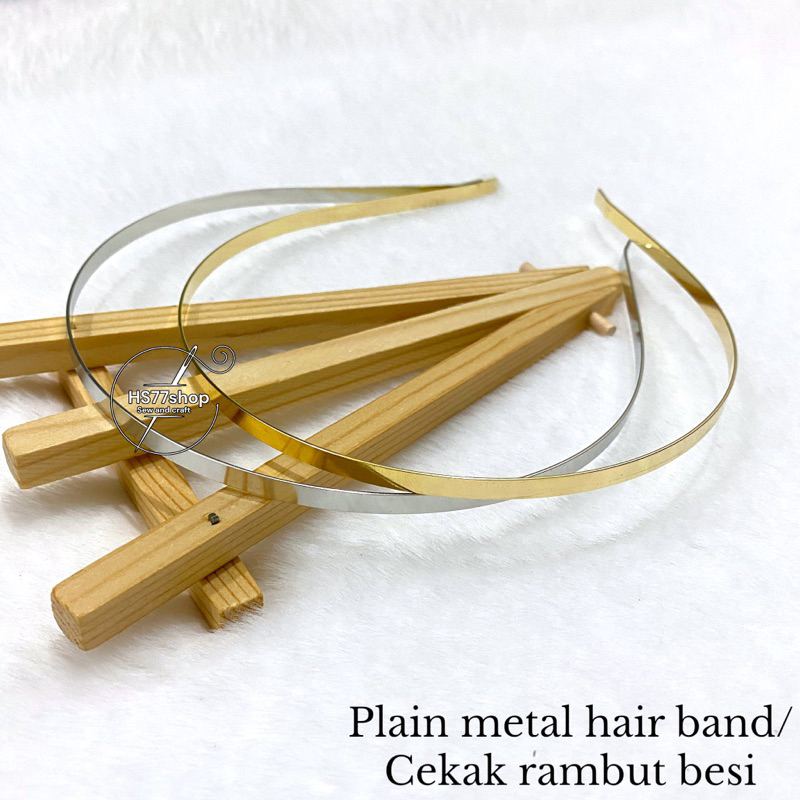[ 2 pcs/ pack ] Plain Metal hair band/ cekak rambut besi/ sanggul ...