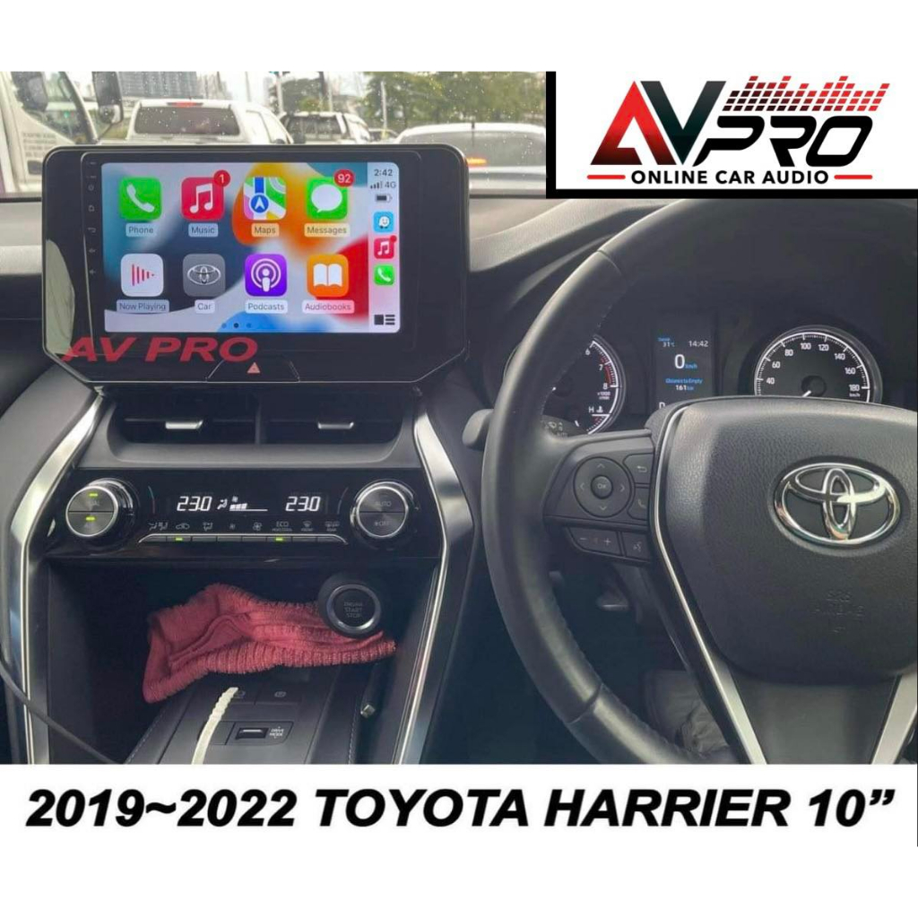 2019~2022 TOYOTA HARRIER OEM 10.1" Android WiFi GPS USB MP4 Video ...