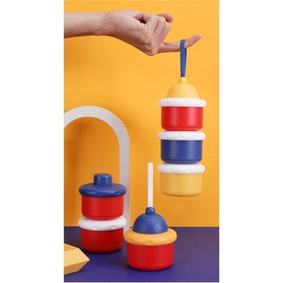 3 Layers Baby Formula Dispenser Layering Stackable Milk Powder ...