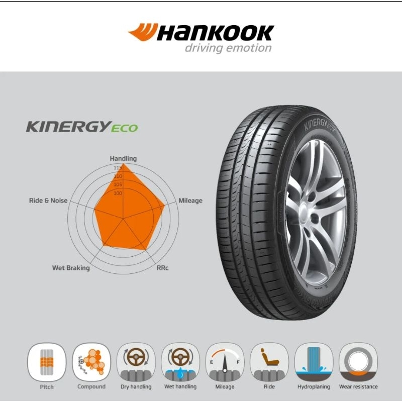 HANKOOK New Tyre K435 TAYAR Tire Toyota Honda Perodua Proton Nissan ...