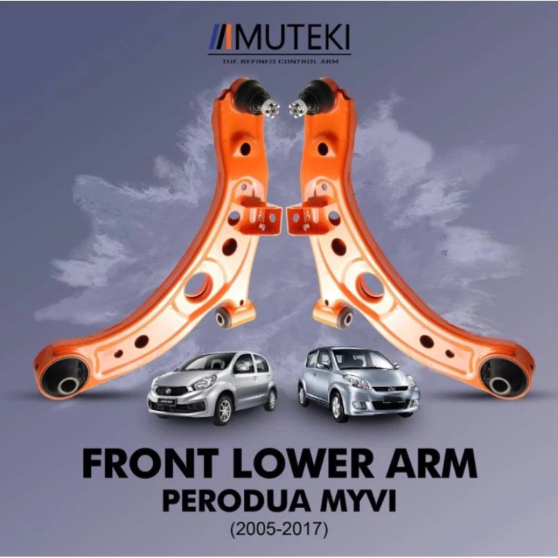 [Pair] MUTEKI FRONT LOWER ARM PERODUA MYVI/LAGI BEST LH/RH per PAIR ...