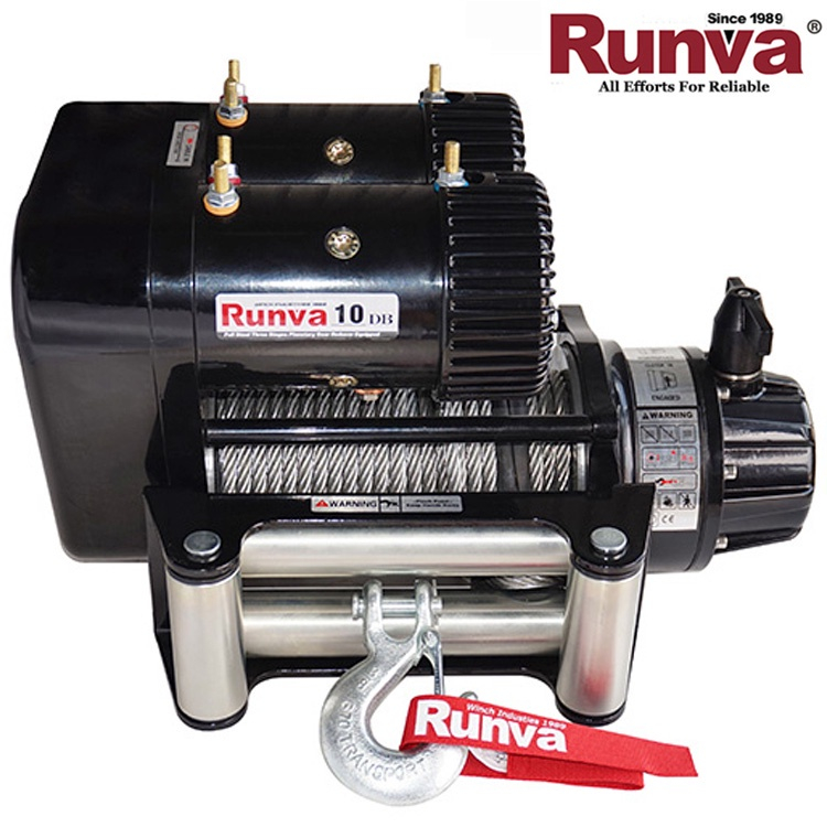 RUNVA 12V EWS10000 10000LBS 4536KG Electric Winch Twin Motor 4x4 ...