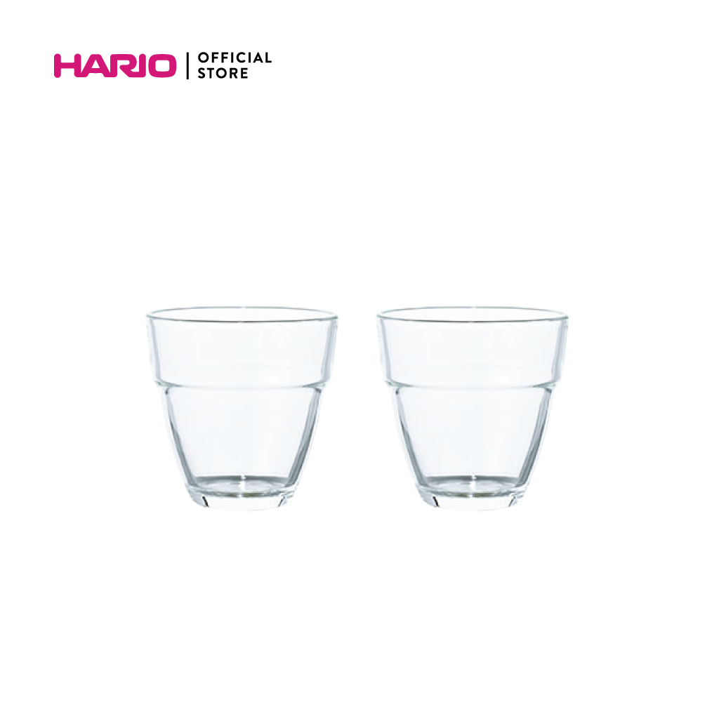 HARIO Heatproof Stackable Glass Set (2 Pcs/260ml) | Shopee Malaysia